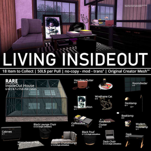 Second Life Marketplace - 22769 - Inside Out House - RARE